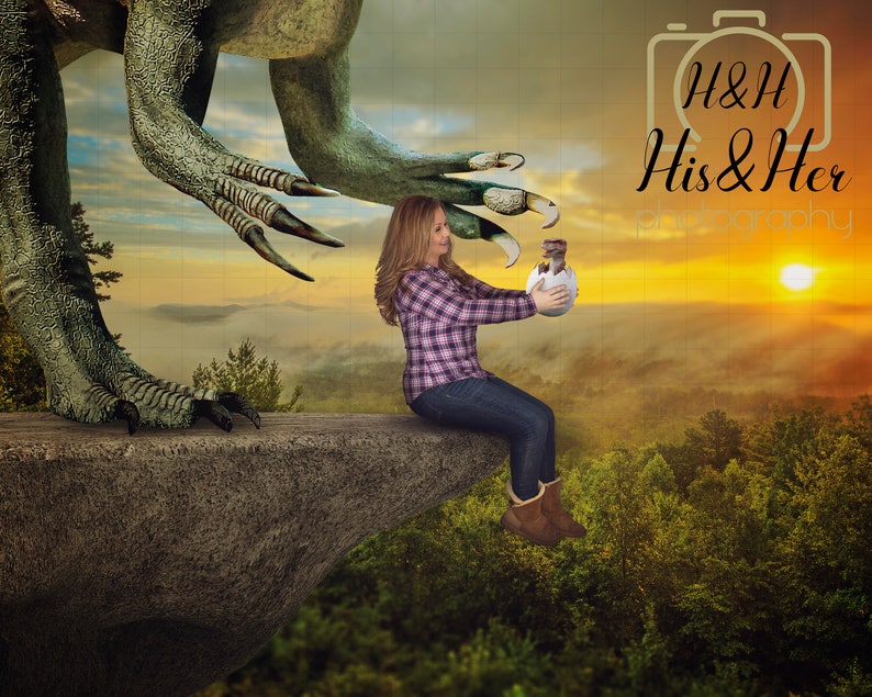 My Pet Dinosaur, Digital Background, Digital Backdrop, Digital Download ...