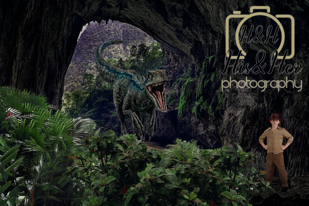 Dinosaur Cave, Digital Background, Digital Backdrop, Digital Composite ...