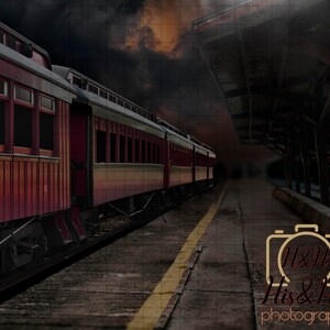 Train Station Digital Background, Digital Backdrop/digital Composite - Etsy