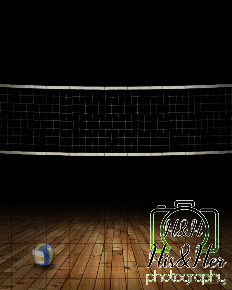 Volleyball Sports Player Digital Background Digital - Etsy