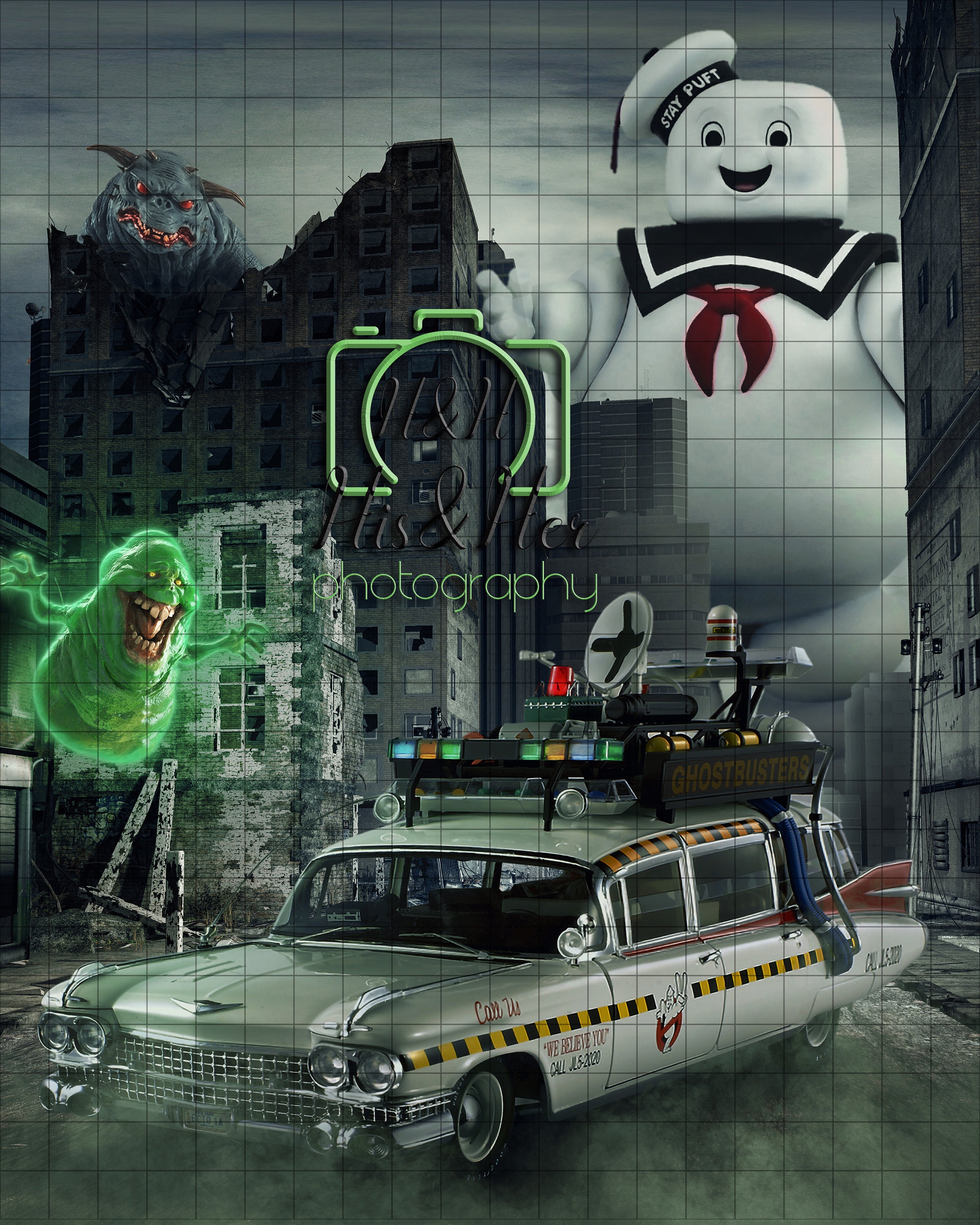 Ghost Busters Digital Background Digital Backdrop Digital - Etsy