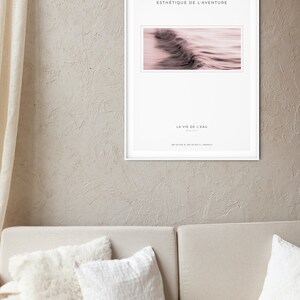 Mauve Purple Poster Abstract Minimalist Neutral Wall Print Natural ...