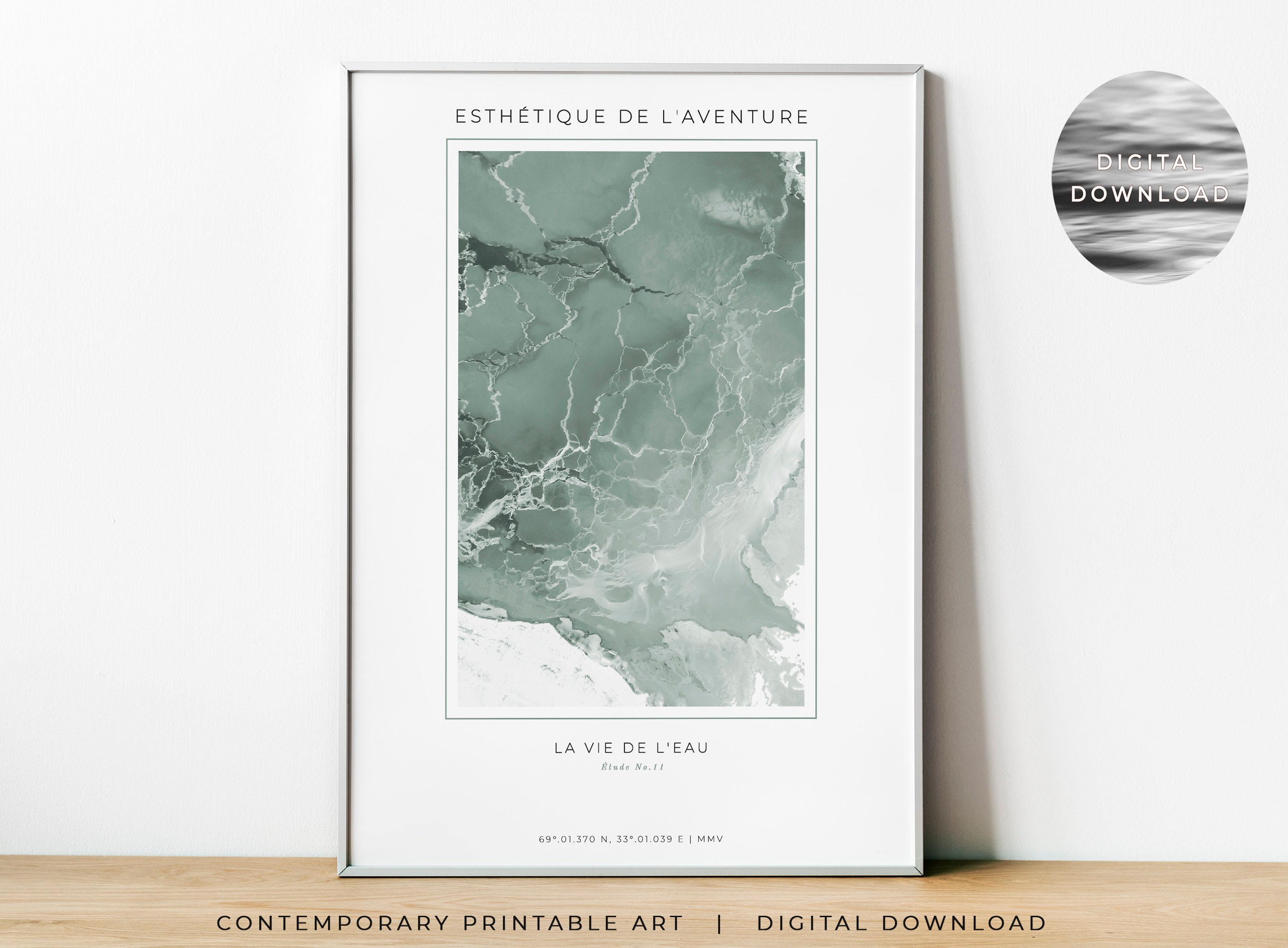 Light Green Abstract Poster Printable Art Sage Green Wall Art - Etsy