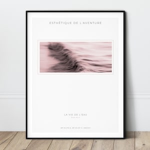 Mauve Purple Poster Abstract Minimalist Neutral Wall Print Natural ...