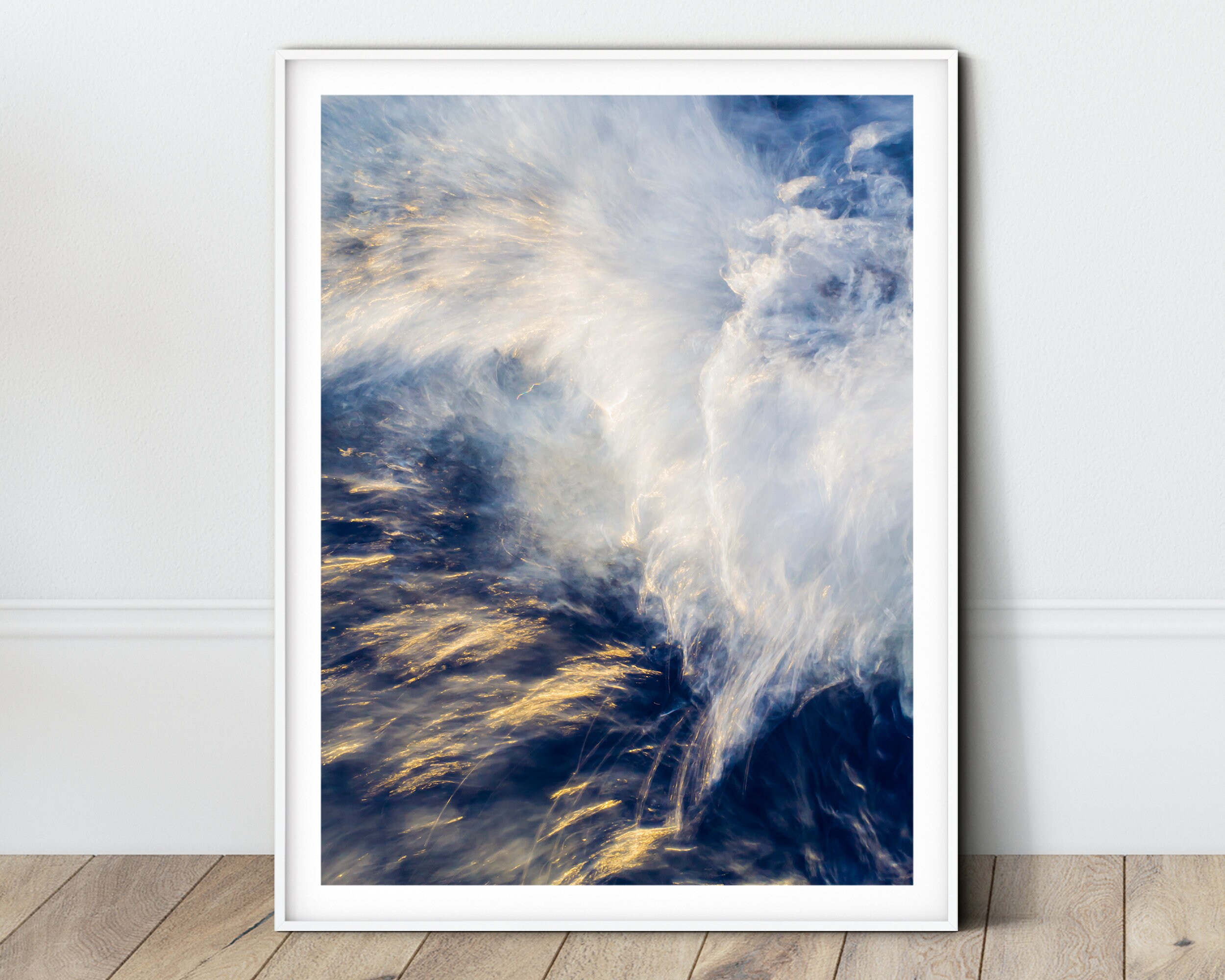 Abstract Ocean Poster, Printable Abstract Art, Oversized Art Print ...