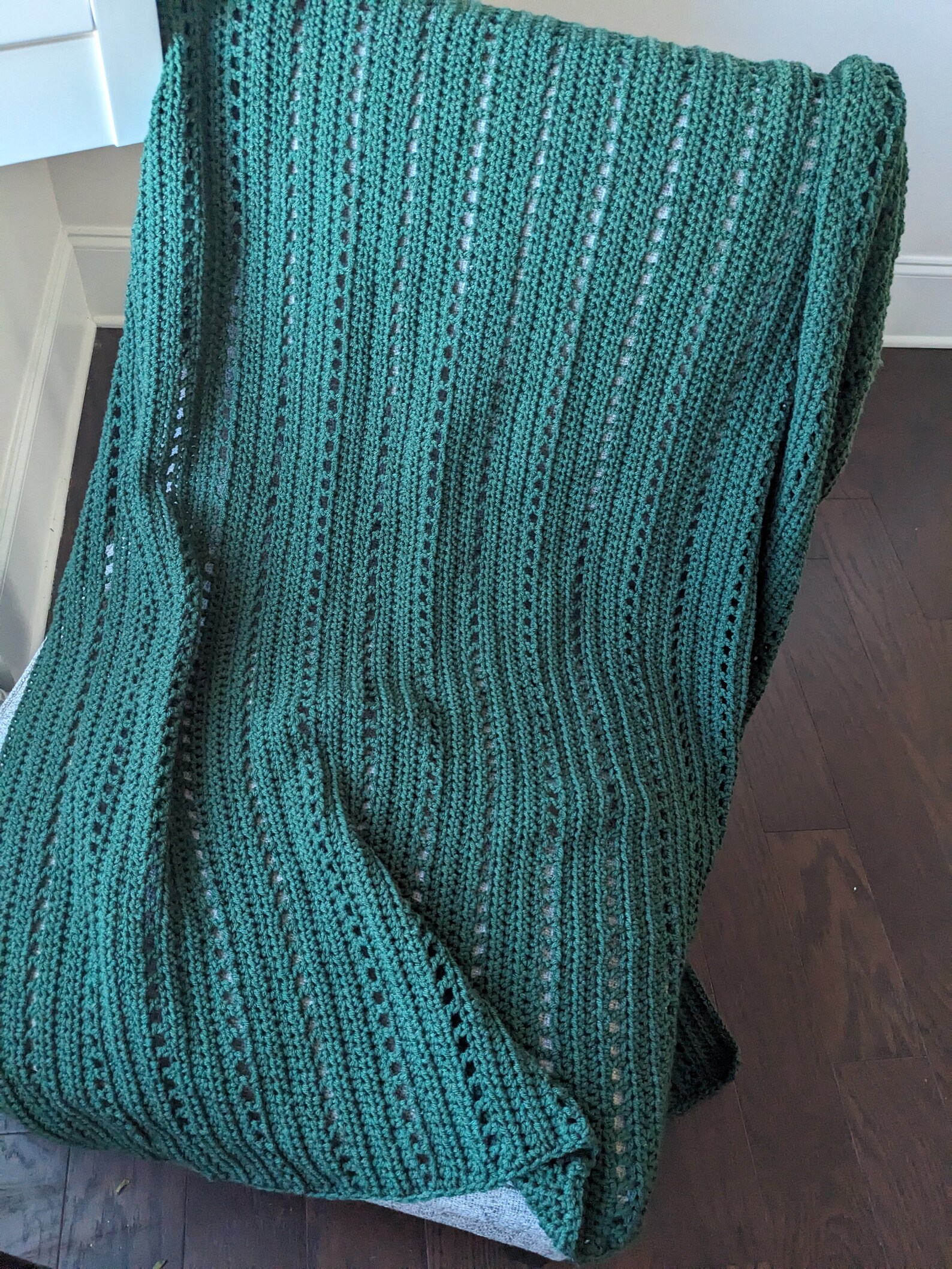 Forest Green Throw, Forest Green Blanket, Hunter Green, Dark Green ...