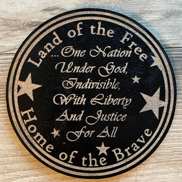 One Nation Under God Sign - Etsy