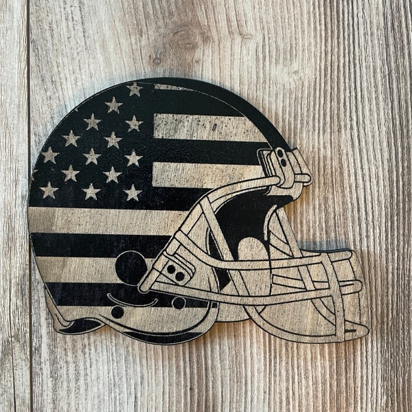 Nfl Wood Flag - Etsy
