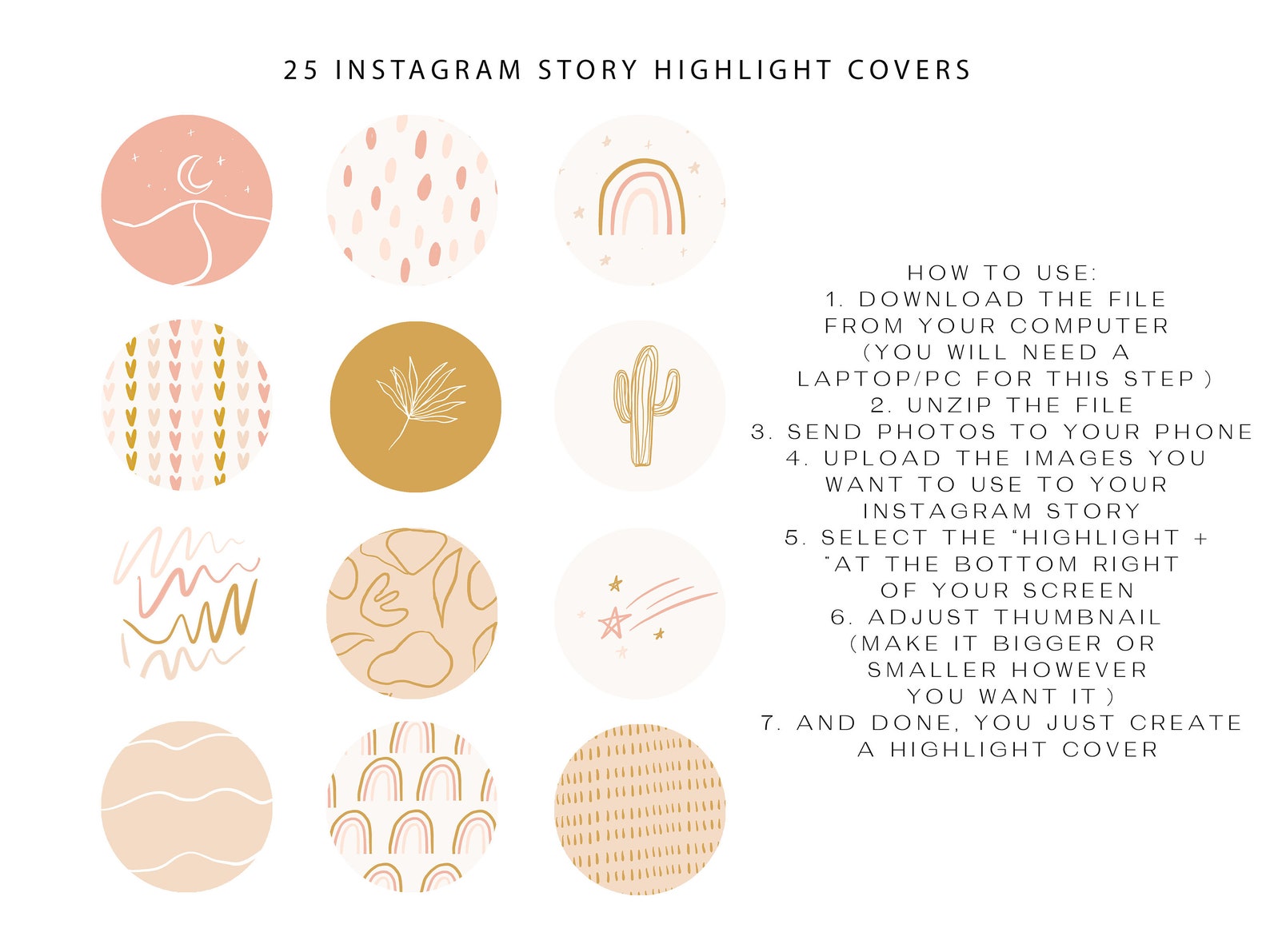 25 Instagram Highlight Cover Highlight Cover Icons Social - Etsy