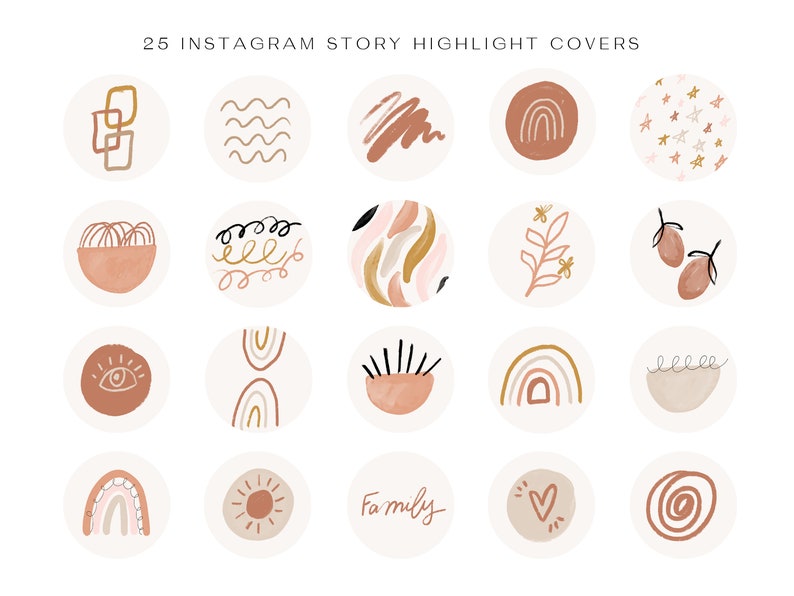 Instagram Highlight Cover Highlight Cover Icons Social - Etsy