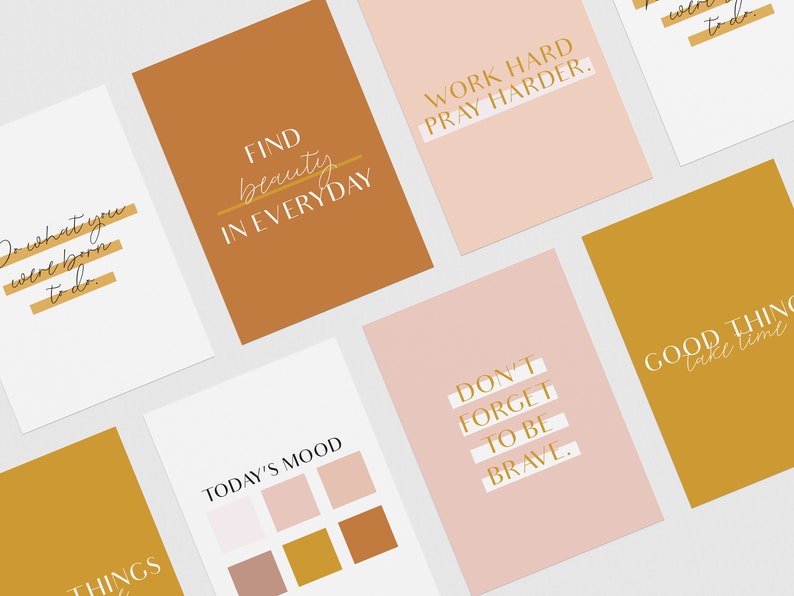 Motivational Instagram Quotes Color Palette Instagram - Etsy