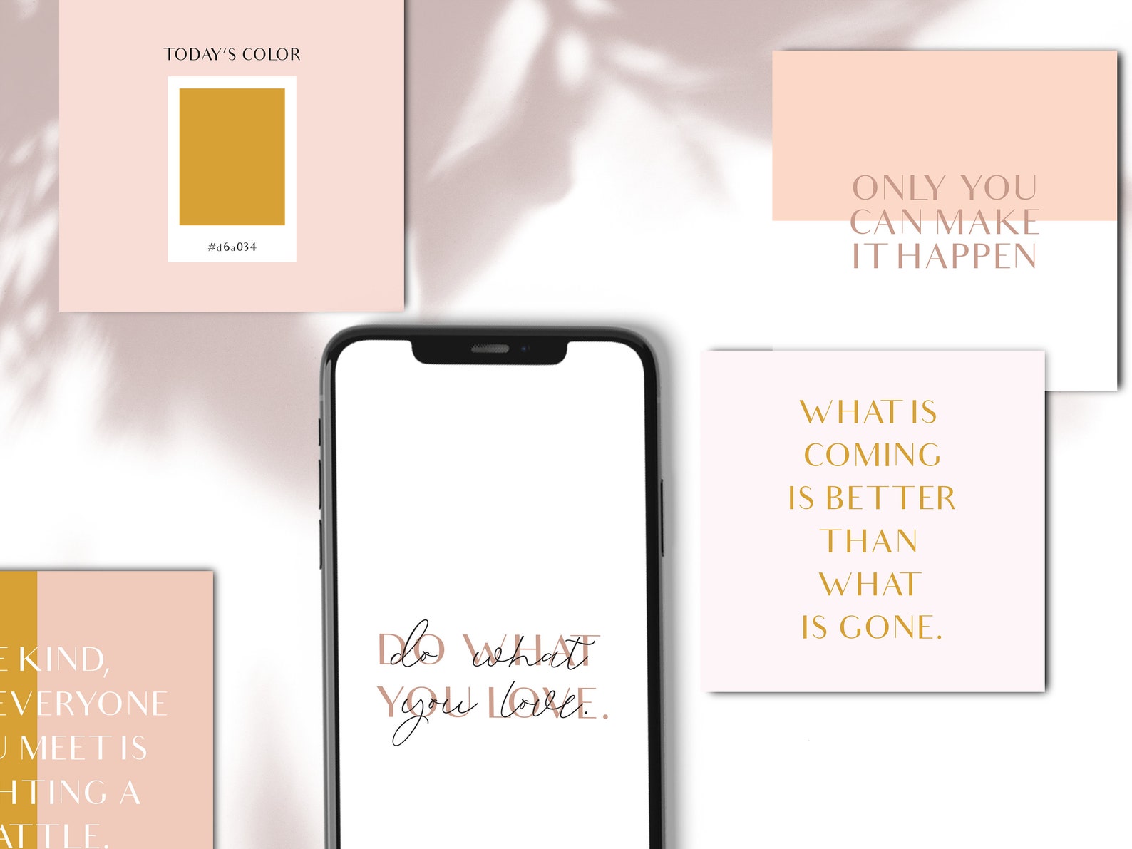 Motivational Instagram Quotes Color Palette Instagram - Etsy