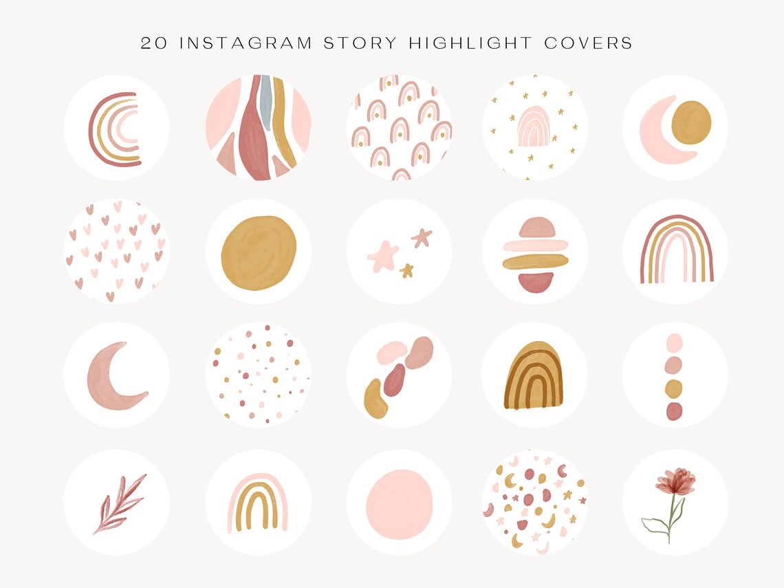 Instagram Highlight Cover Highlight Cover Icons Social | Etsy