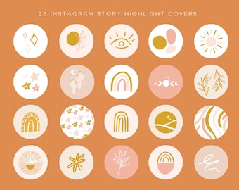 22 Instagram Highlight Cover Highlight Cover Icons Social Media Icons ...