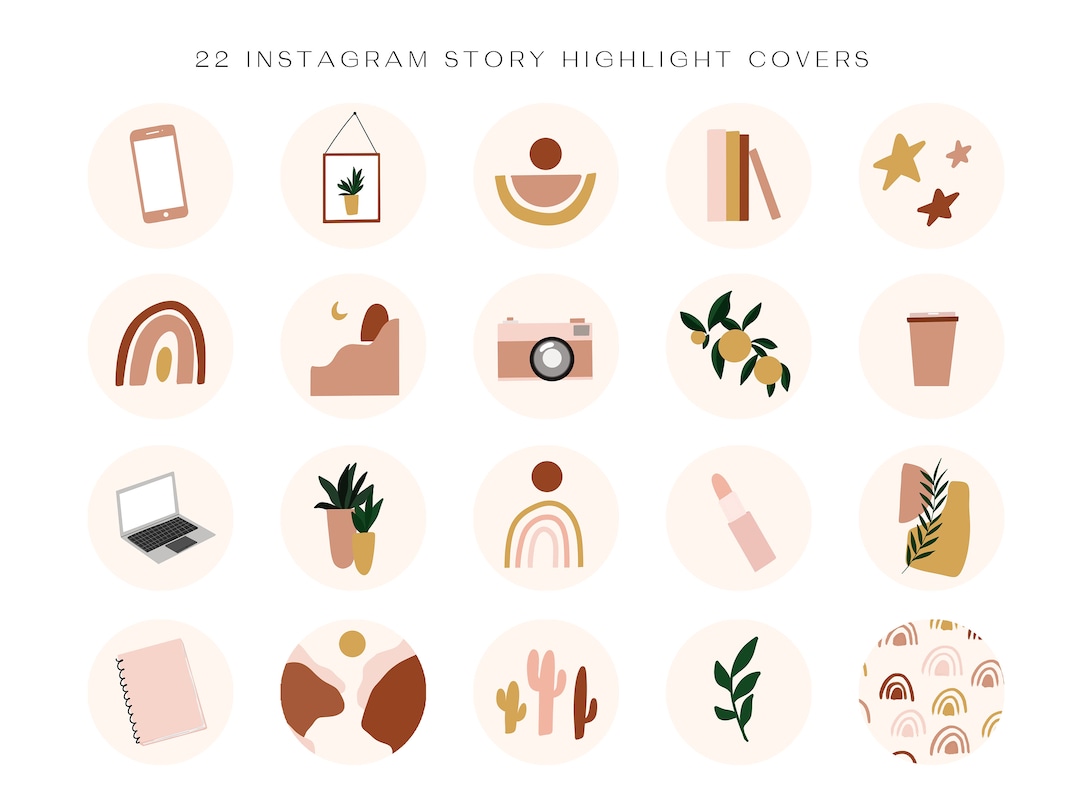 22 Instagram Highlight Cover Icons | Instagram Stories | Instagram ...