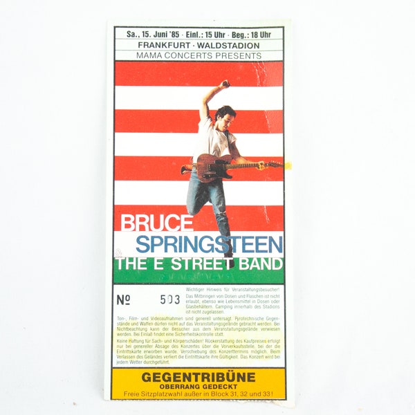 Springsteen Tickets - Etsy