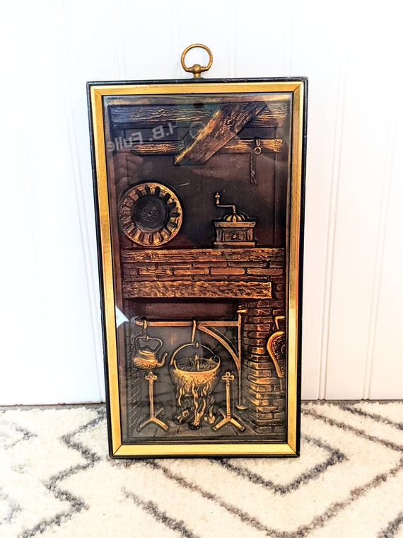 Vintage MCM Shadow Box Wall Accessory Turner Manufacturing Co. | Etsy