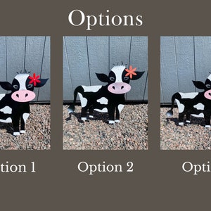 Metal Outdoor Cow Yard Stake/ Cow Farm Decoration/rustic Decoration ...