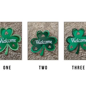 Metal Shamrock Welcome Sign - Etsy