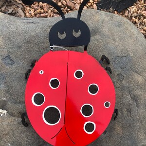 Metal Ladybugs, Outdoor Ladybug Decoration, Lady Bug Garden Decoration ...