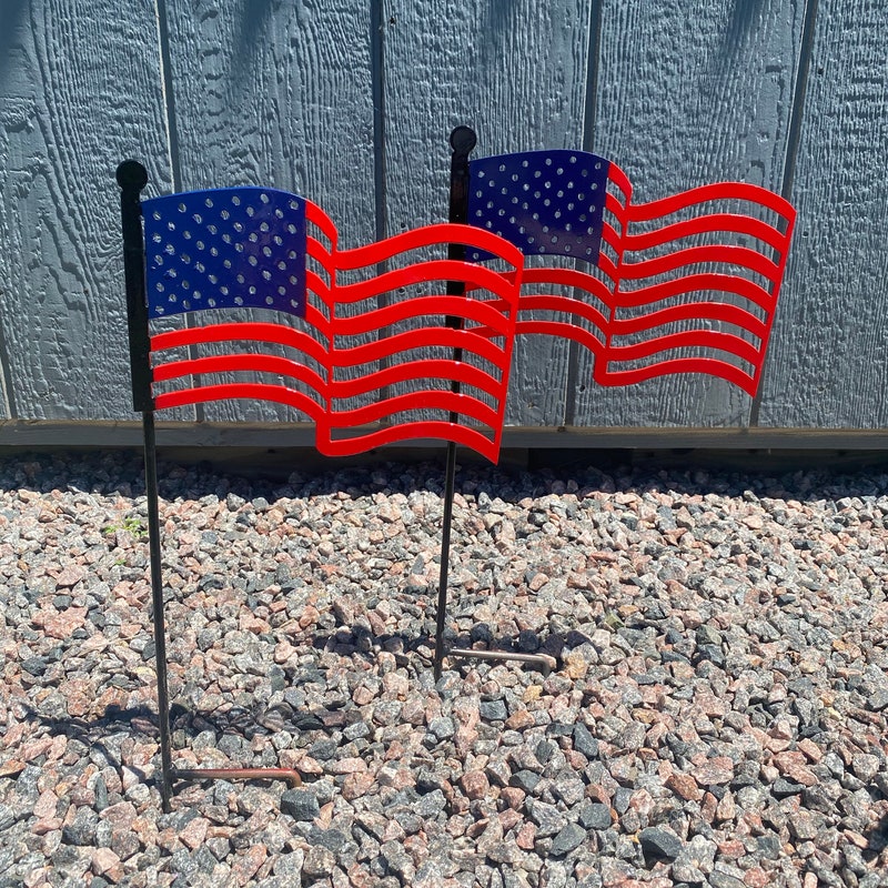Metal American Flag - Etsy