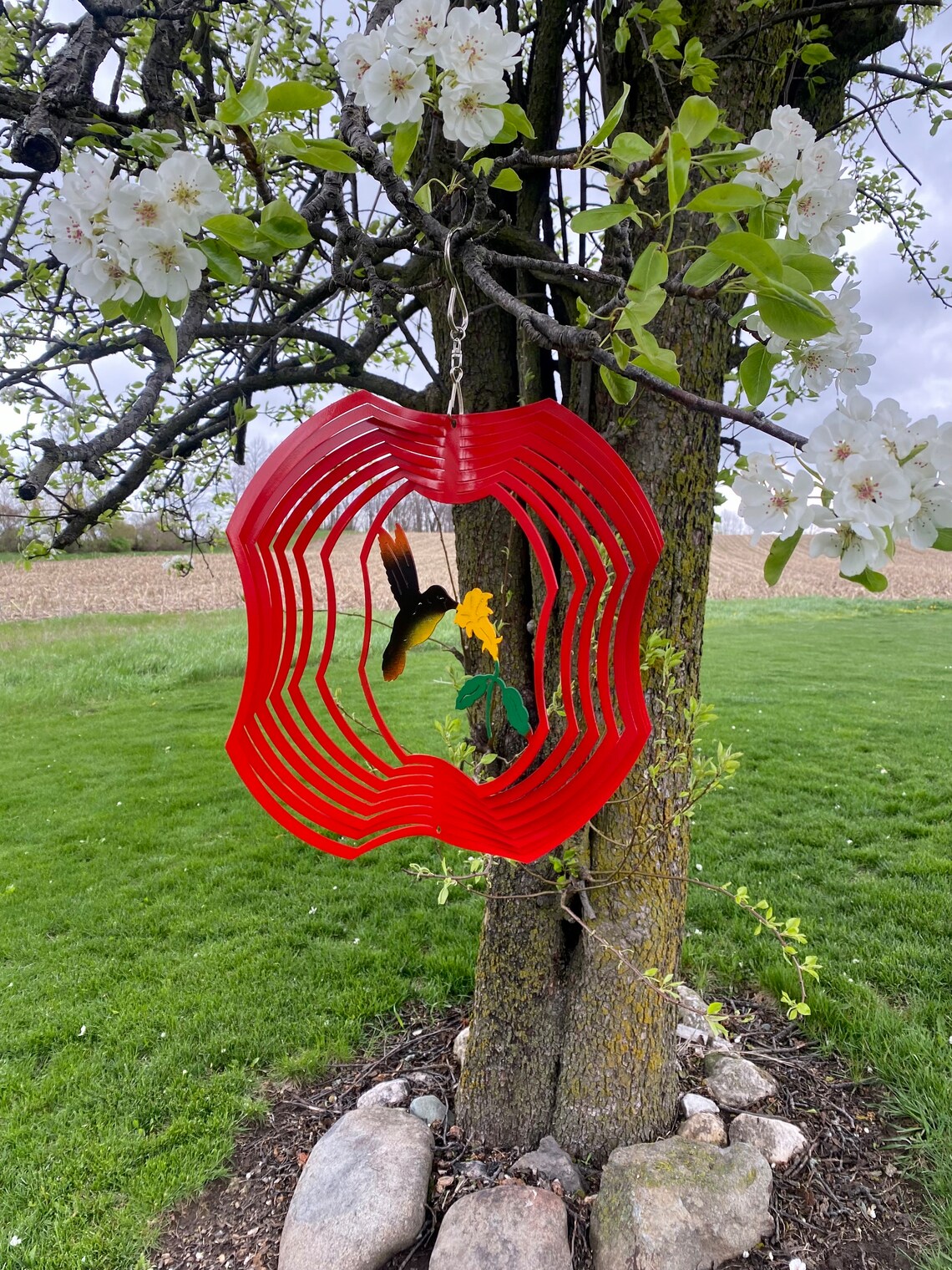 Metal Hummingbird Wind Spinner/ Metal Wind Spinner/ Metal Hummingbird ...