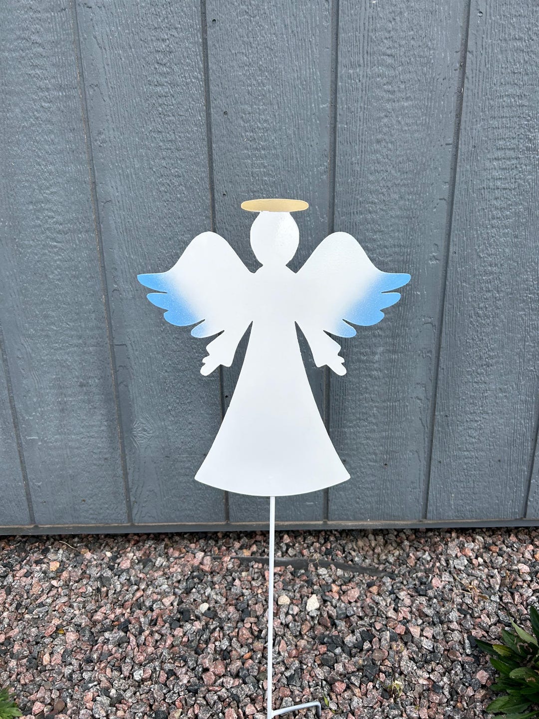 Metal Angel/ Christmas Angel/ Christmas Metal Decoration/ Outdoor Metal ...