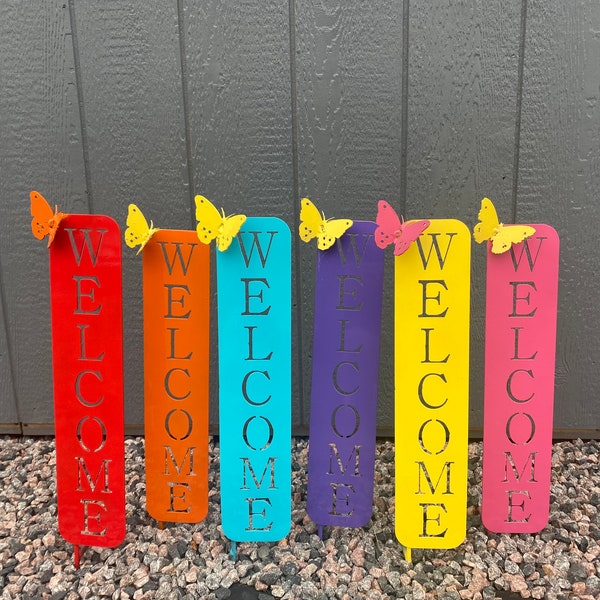 Outdoor Welcome Sign - Etsy