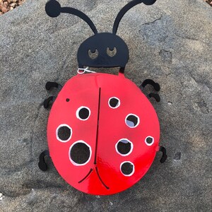 Metal Ladybugs, Outdoor Ladybug Decoration, Lady Bug Garden Decoration ...