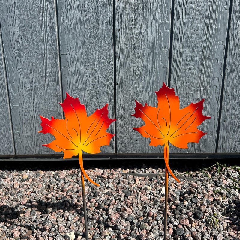 Small Metal Leaves - Etsy