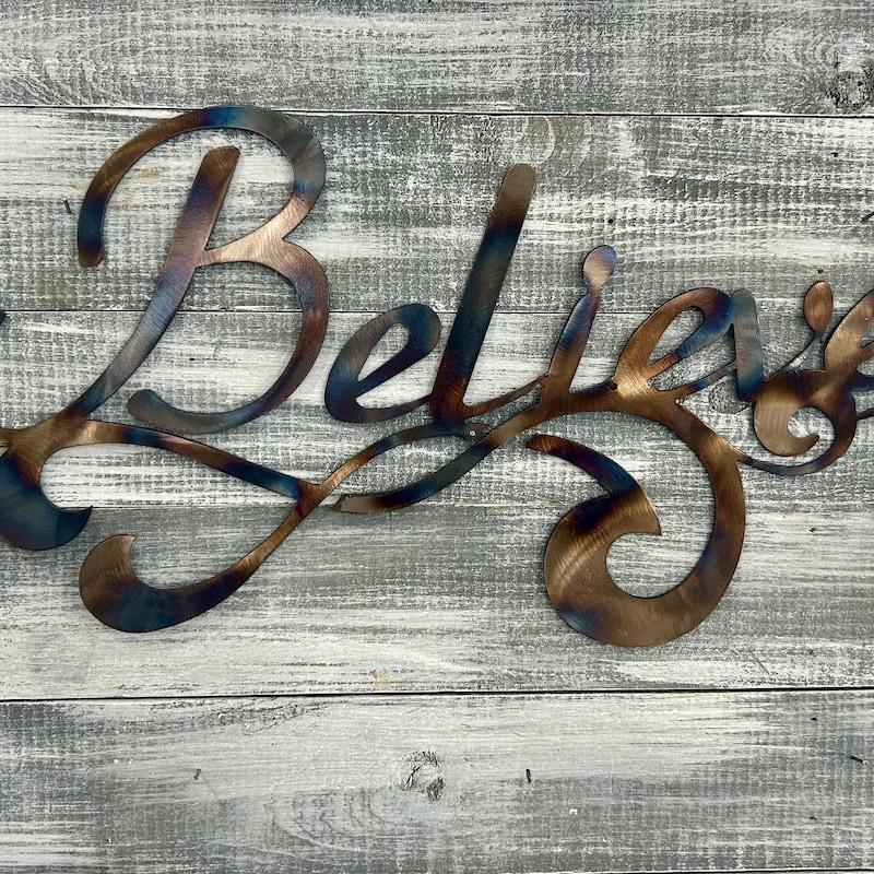 Lasso Believe Sign - Etsy