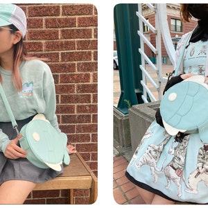 Pastel Fish Bag and Mini Fish Bag - Etsy