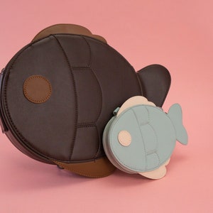 Pastel Fish Bag and Mini Fish Bag - Etsy