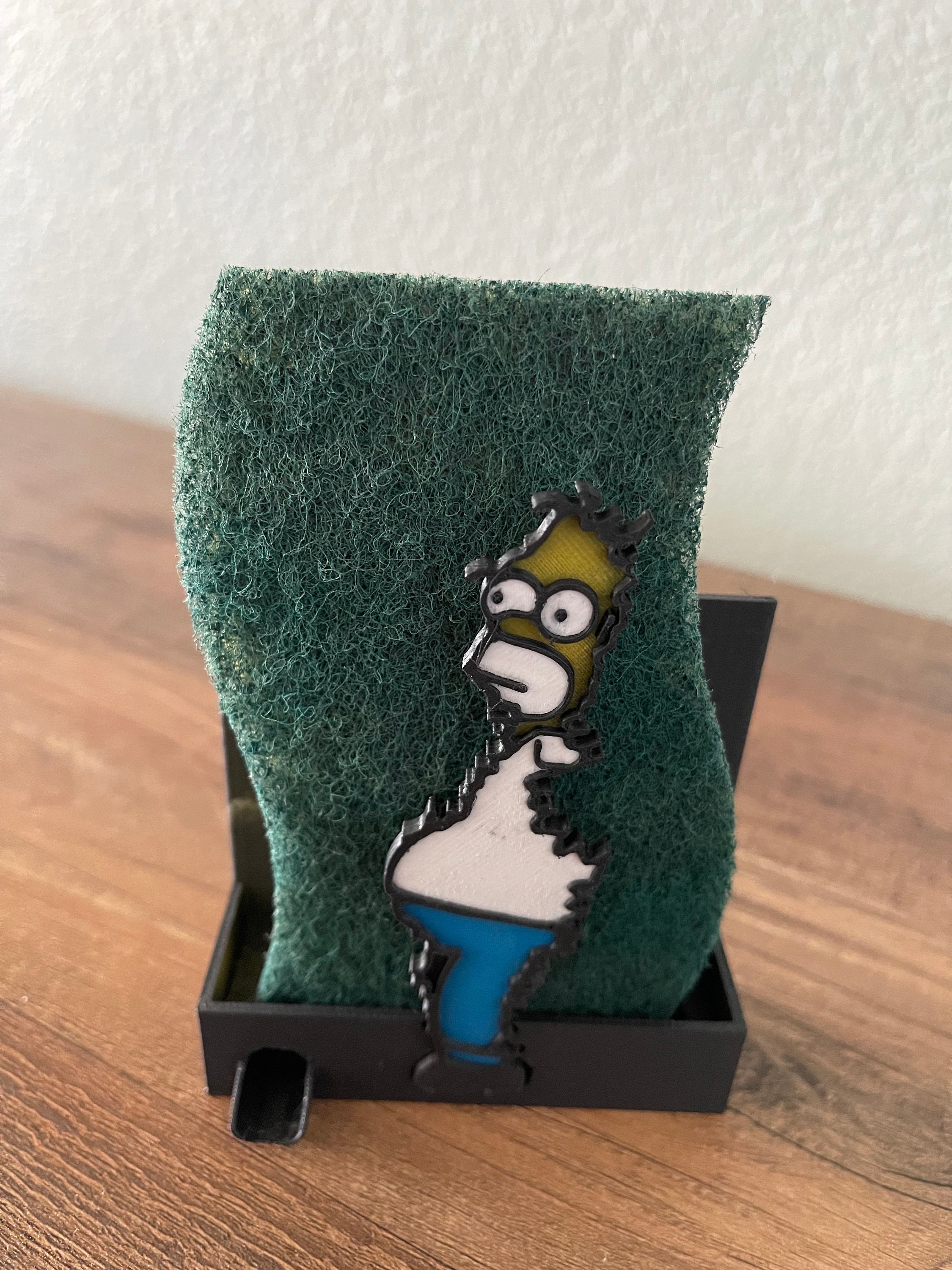 Homer Simpson Sponge Holder With Drain - Etsy