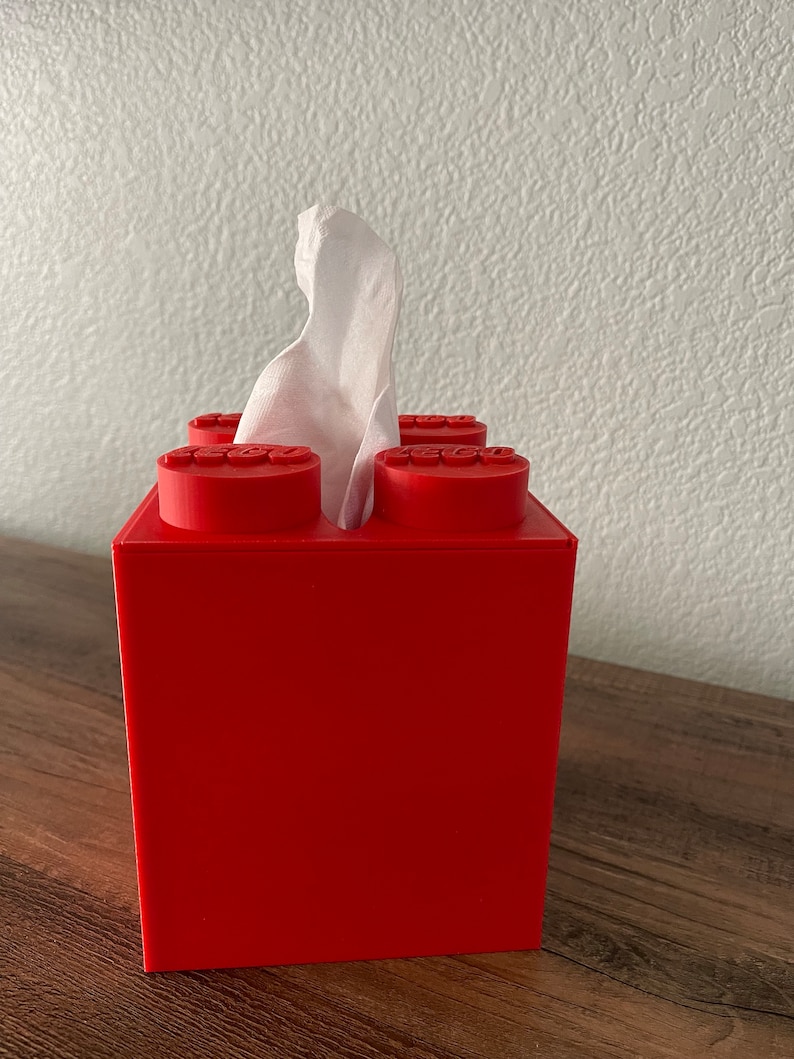 Lego Style Tissue Box - Square - Etsy