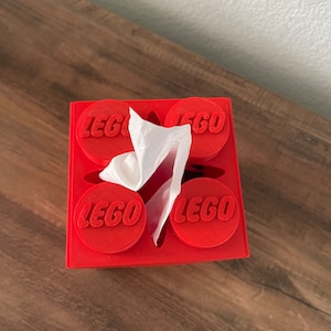 Lego Style Tissue Box - Square - Etsy