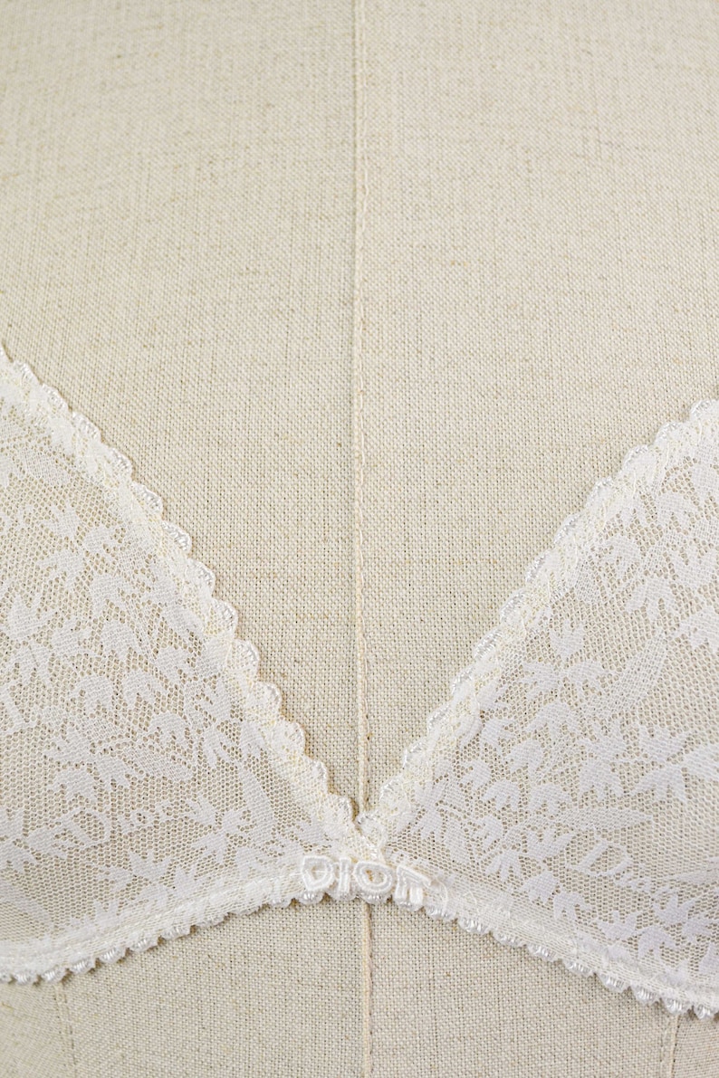 MONOGRAM 1980s Vintage Monogram Christian Dior Triangle Bra - Etsy