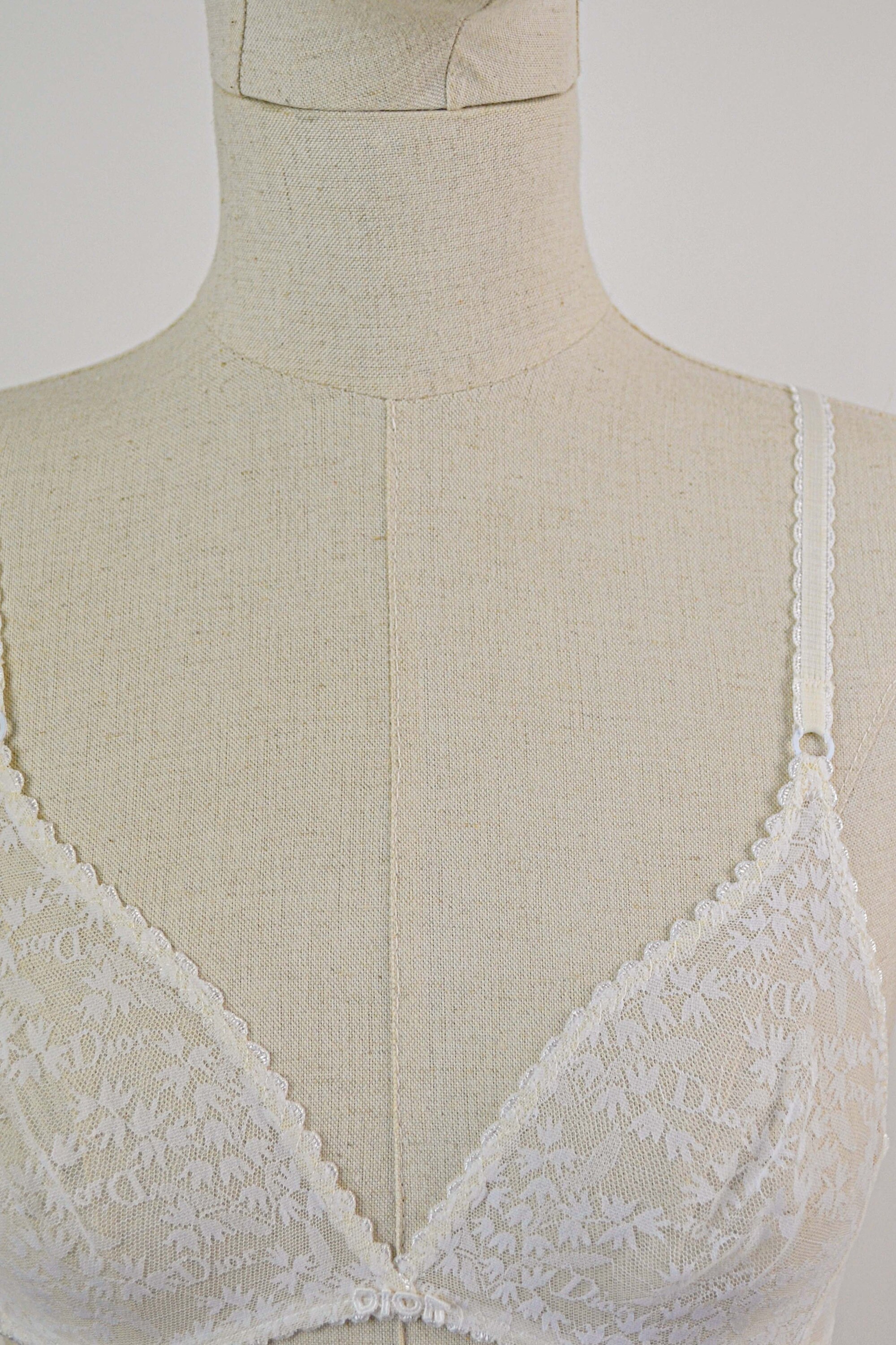 MONOGRAM - 1980s Vintage Monogram Christian Dior Triangle Bra - Size ...