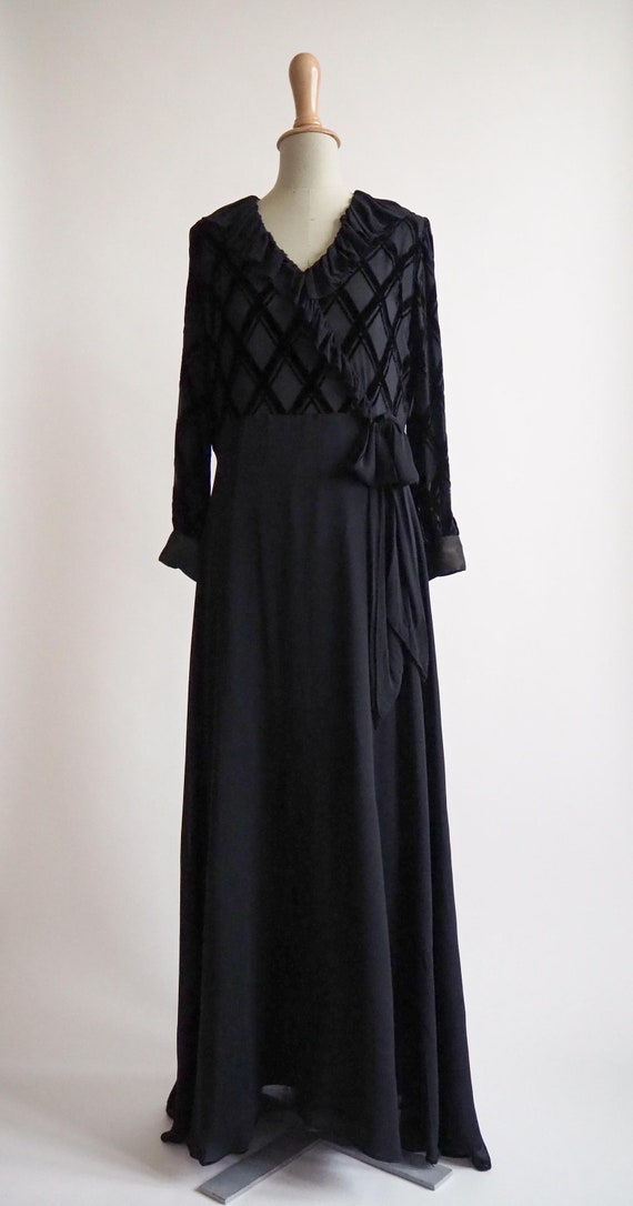 Vintage silk chiffon devore - Gem