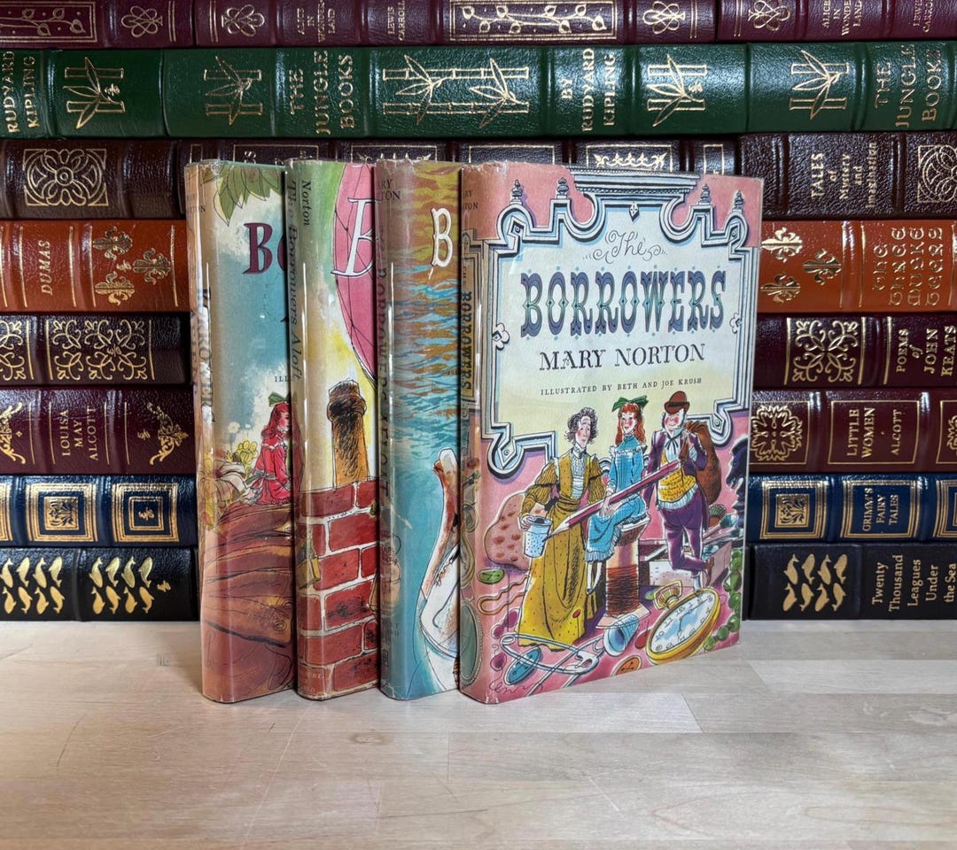 The Borrowers First/early Edition Complete Hardcover Set by Mary Norton ...