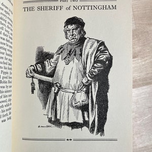 Robin Hood the Prince of Outlaws, Retold by Carola Oman, Illustrated by ...