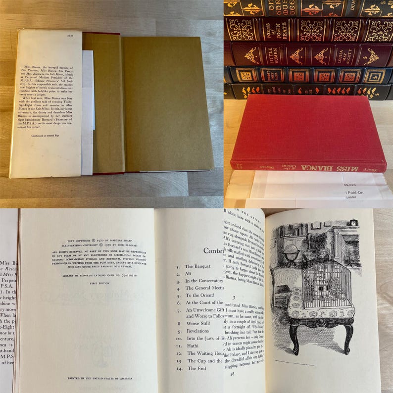 The Rescuers by Margery Sharp: First Edition Set, Illustrated, 1959 ...