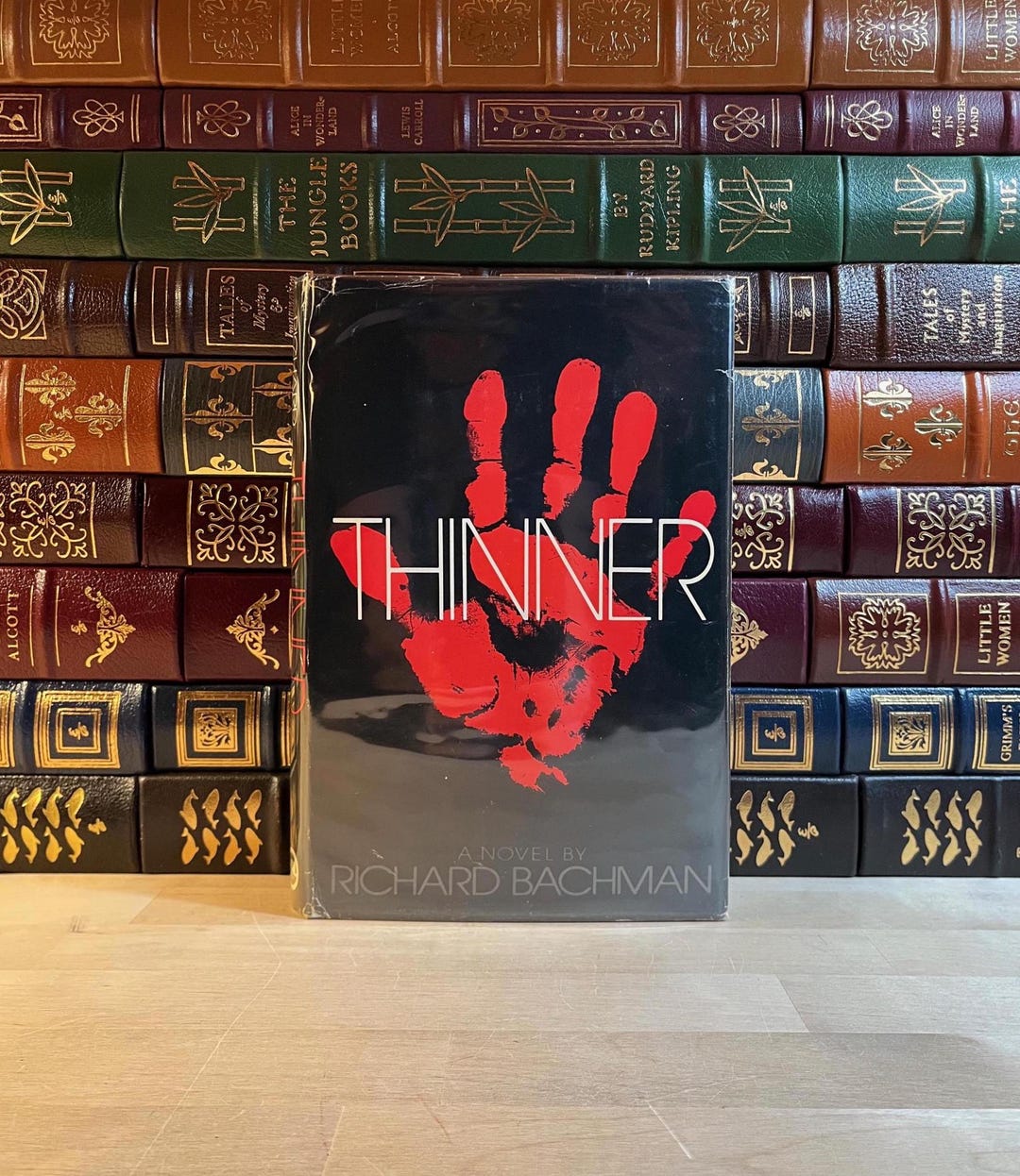 Thinner by Richard Bachman (stephen King), First Book Club Edition, NAL ...