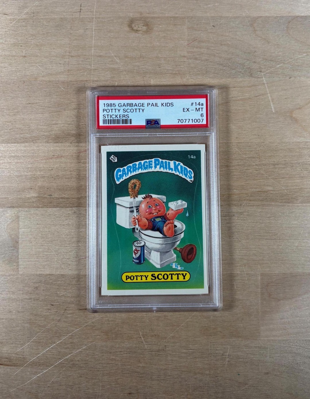Garbage Pail Kids: Potty Scotty, Series 1, PSA Graded 6 - Etsy