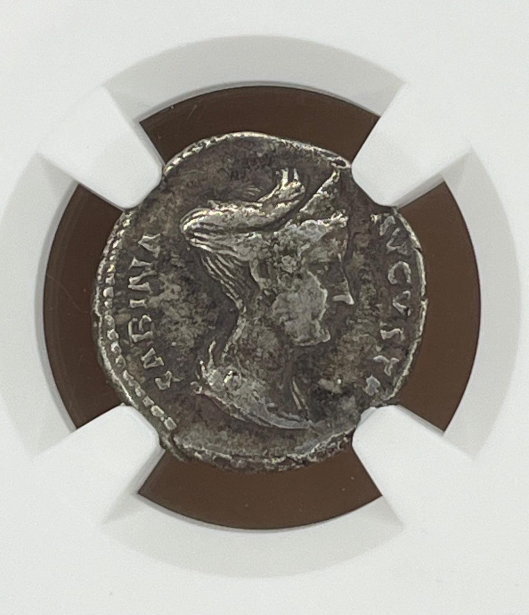 Sabina, AR Denarius, Roman Empire, AD 128–136/137, NGC Very Fine, Fine ...