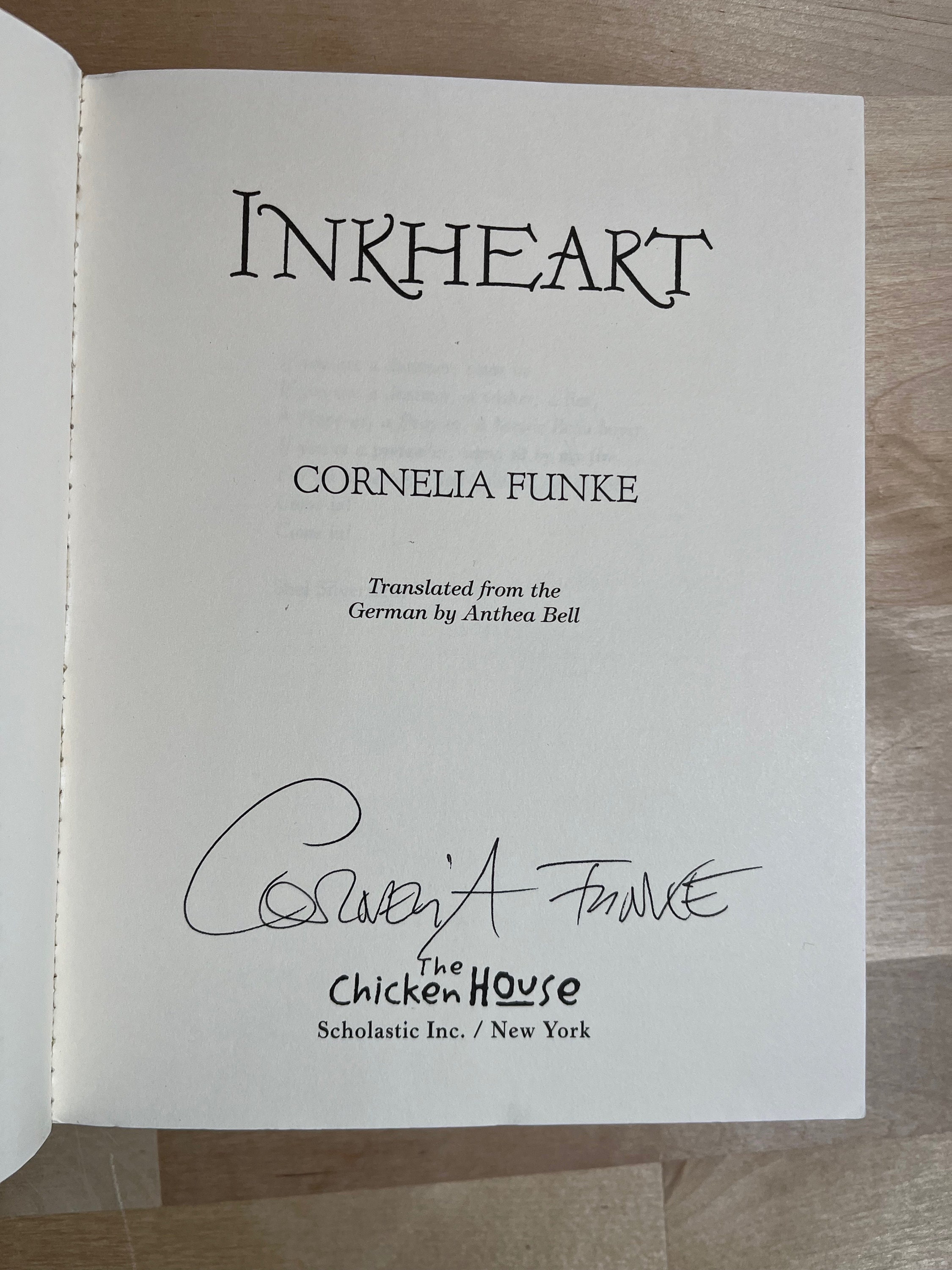 Cornelia Funke Signature