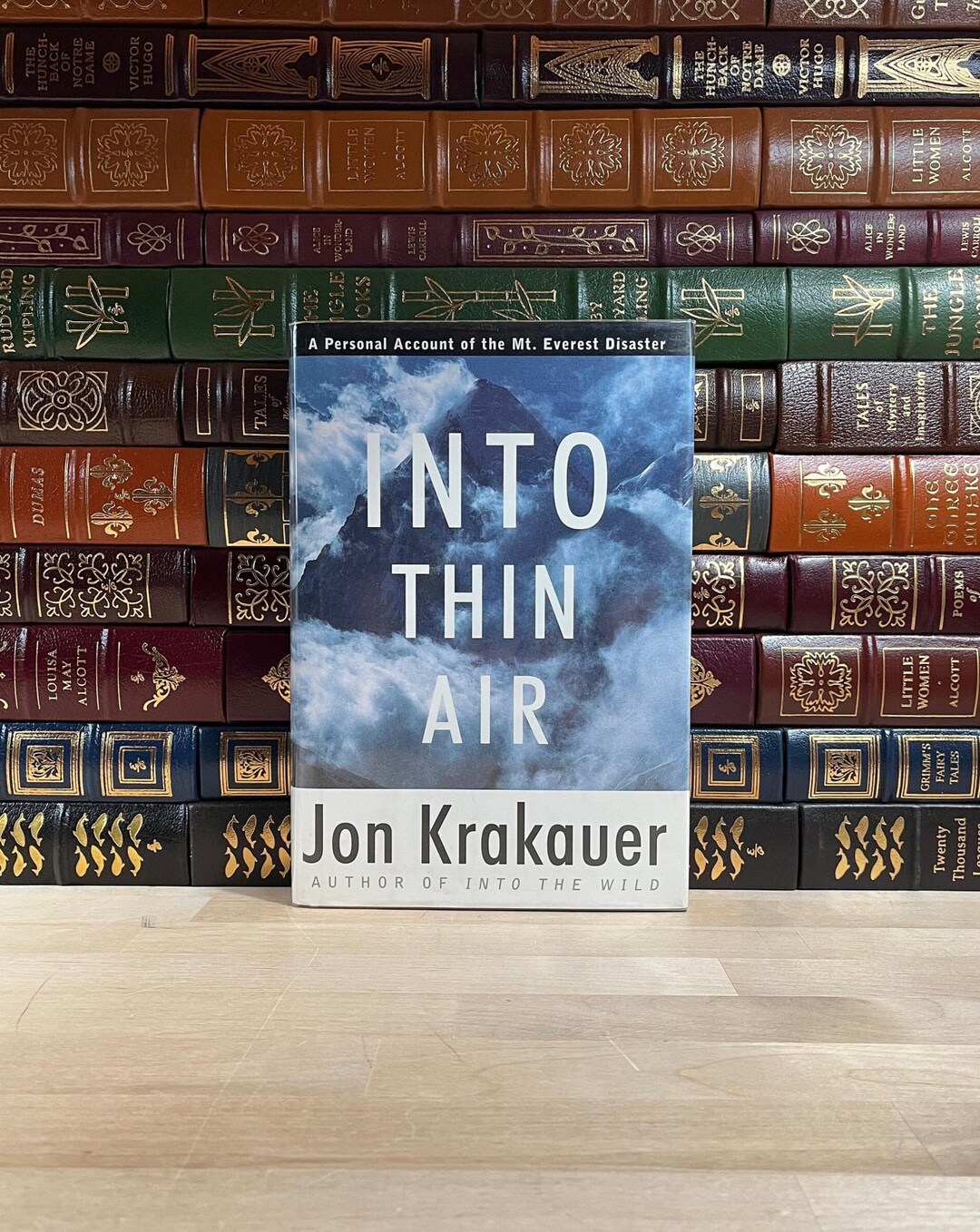 Into Thin Air by Jon Krakauer: 1st Edition, Everest Tragedy - Etsy