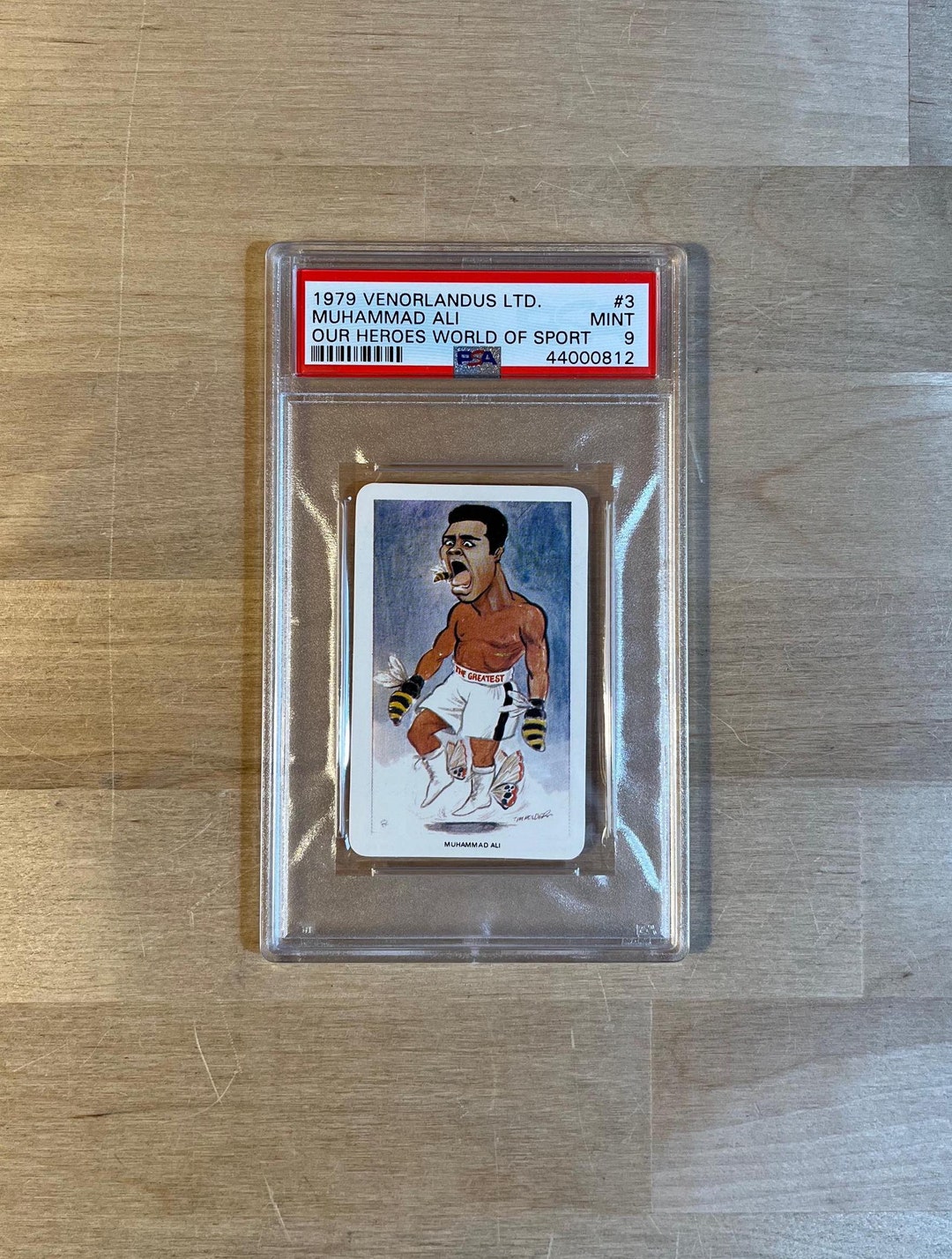 1979 Muhammad Ali Boxing Card, PSA Graded Mint 9 - Etsy