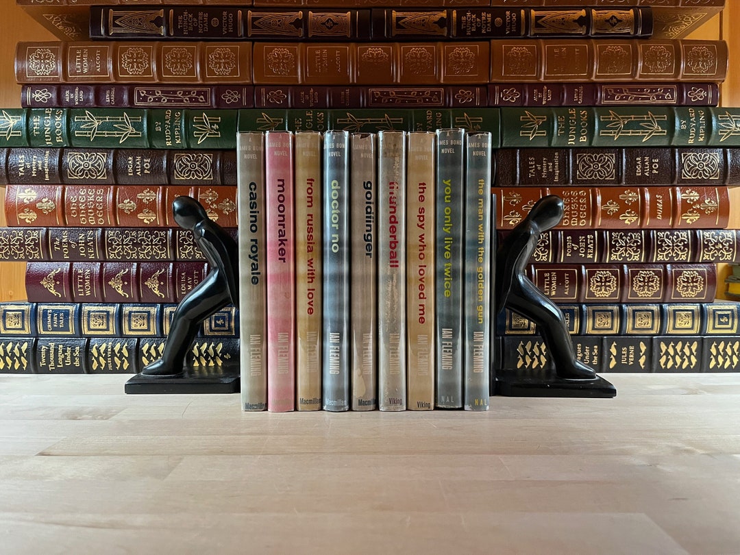 Vintage James Bond Book Club Set: Ian Fleming Novels, Dust Jackets - Etsy