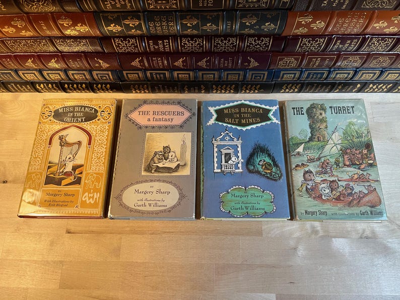 The Rescuers by Margery Sharp: First Edition Set, Illustrated, 1959 ...